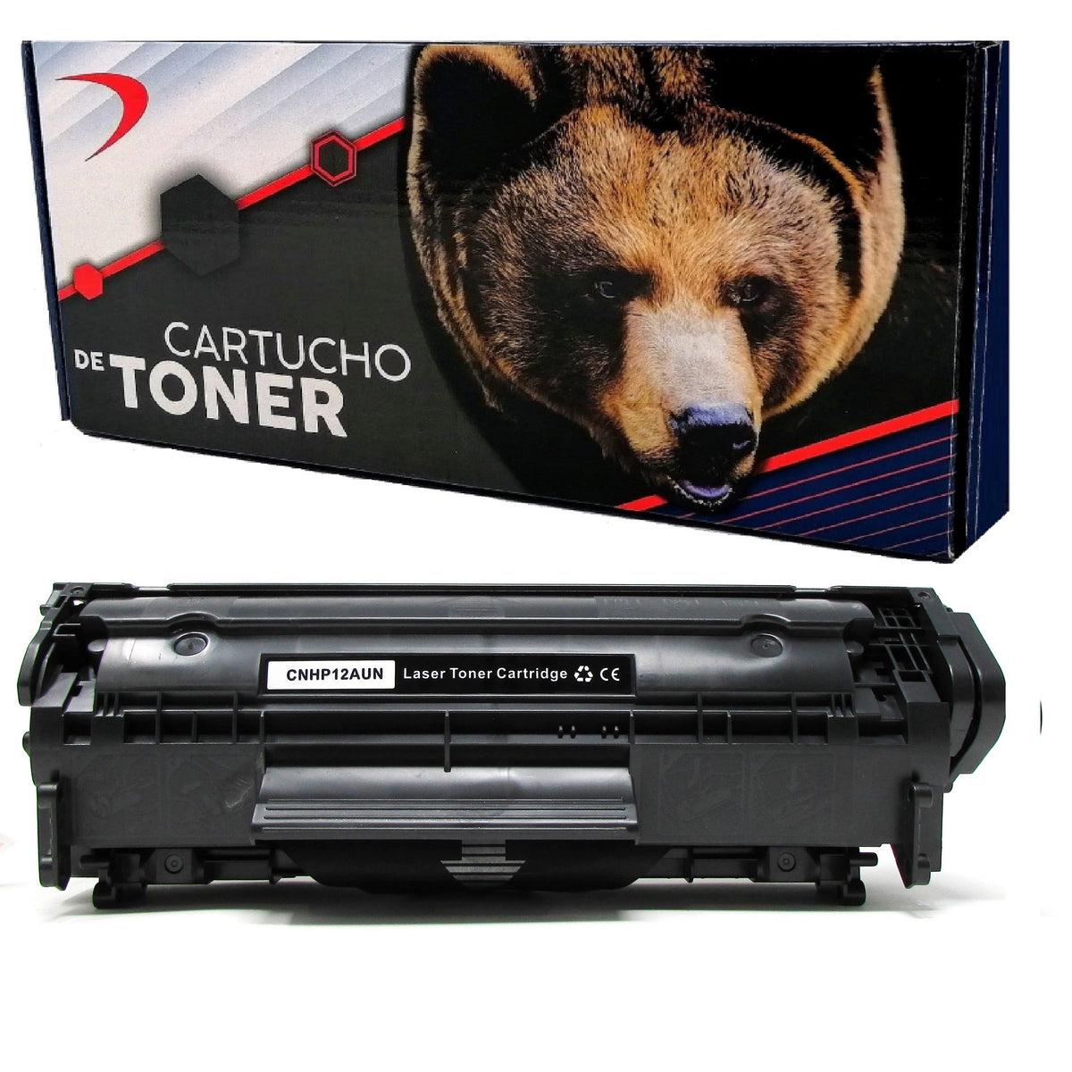 Cartucho de Toner compatible con HP 12A, CANON 104, NEGRO – Teclaser