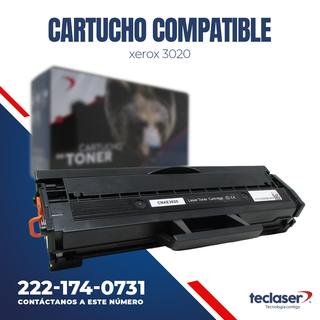Cartucho de Toner compatible con XEROX 3020 106R02773 – Teclaser