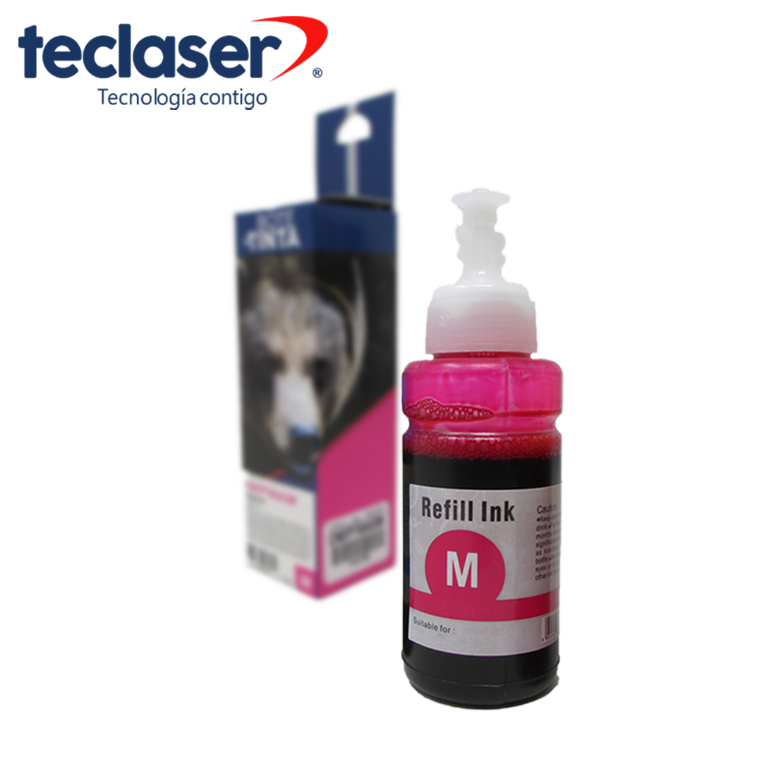 Botella de Tinta compatible con EPSON T5043, MAGENTA – Teclaser